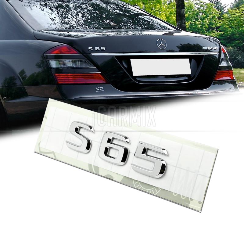 Genuine Mercedes-Benz Letter Emblem - S65 - iCARMIX Auto Parts Workshop