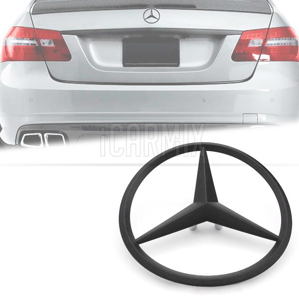 Genuine Mercedes-Benz W212 Sedan Star Logo Rear Emblem - Matte Black ...