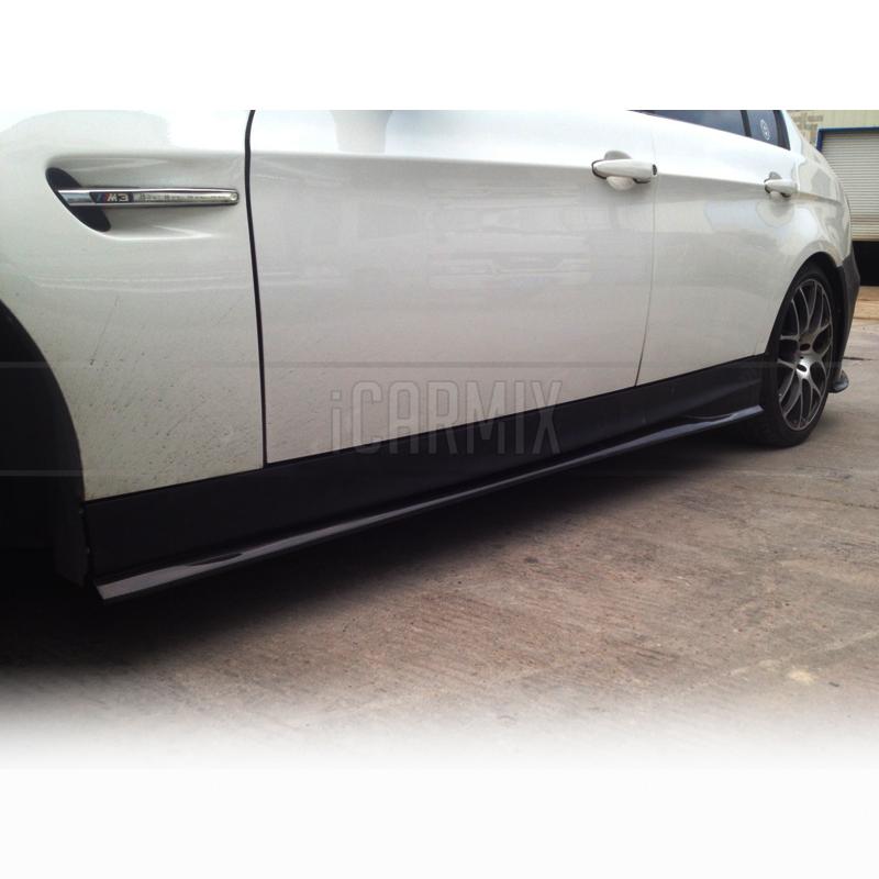 Portion Carbon Fibre Side Skirts 1M Style For BMW 3 Series E90 E91 Pre ...