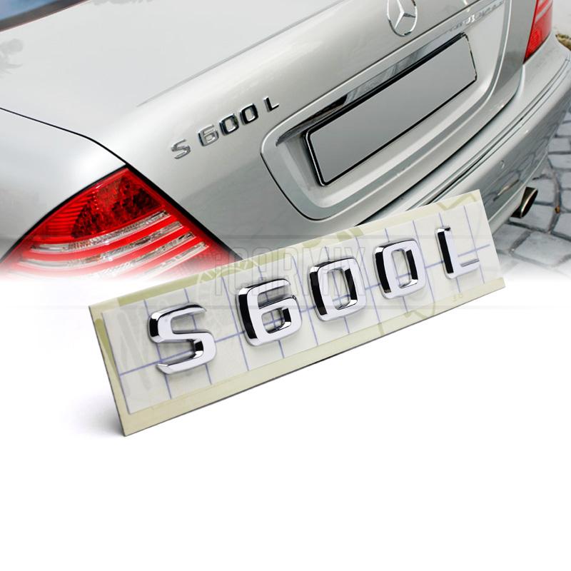 Genuine Mercedes-Benz Letter Emblem - S600L - iCARMIX Auto Parts Workshop