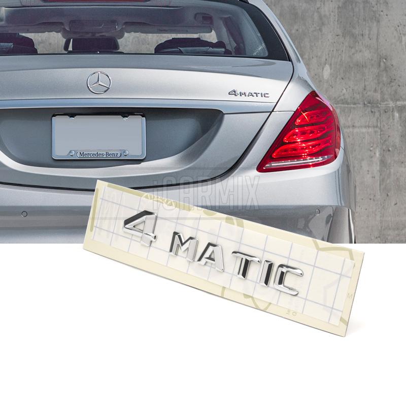 Genuine Mercedes-Benz Letter Emblem - 4MATIC (2015-on) - iCARMIX Auto ...