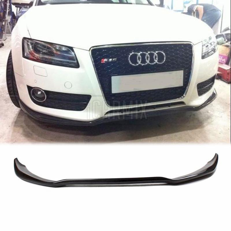 EURSPEC Carbon Fibre Front Lip For Audi A5 8T 2dr/4dr Pre 2009-2012 ...