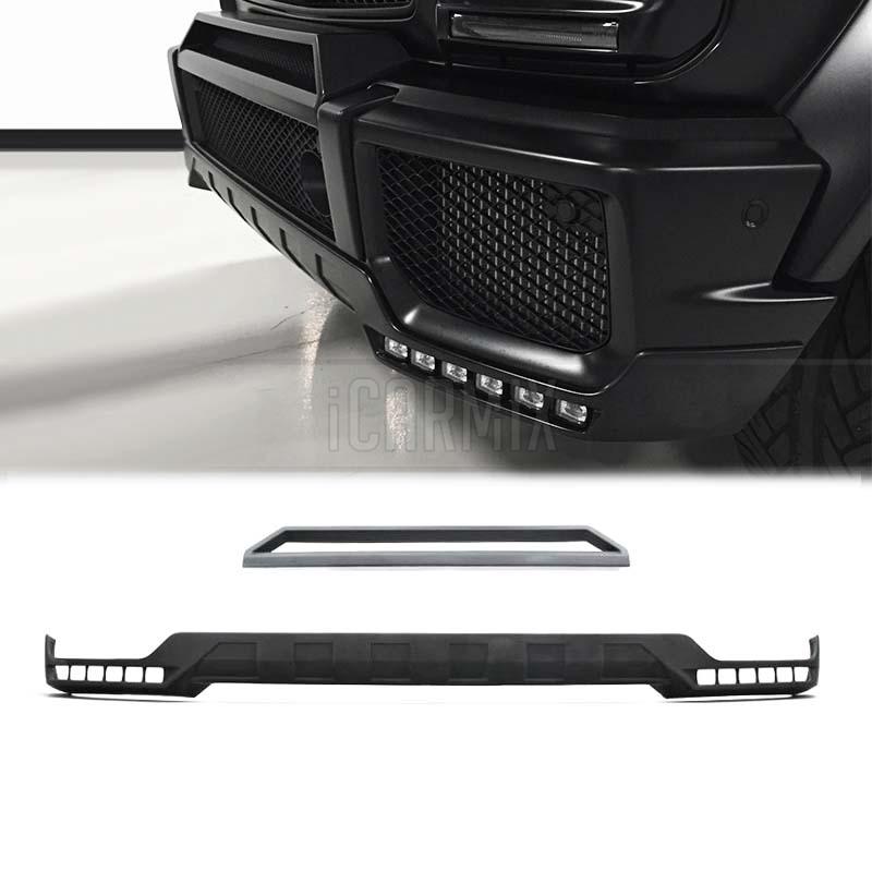 Front Lip With LEDs Type B For Mercedes Benz G Class W463 1990-2016 ...