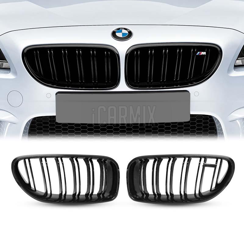 OES Dual Slats Front Grille Performance M6 Style W/ Stand For BMW 6 ...