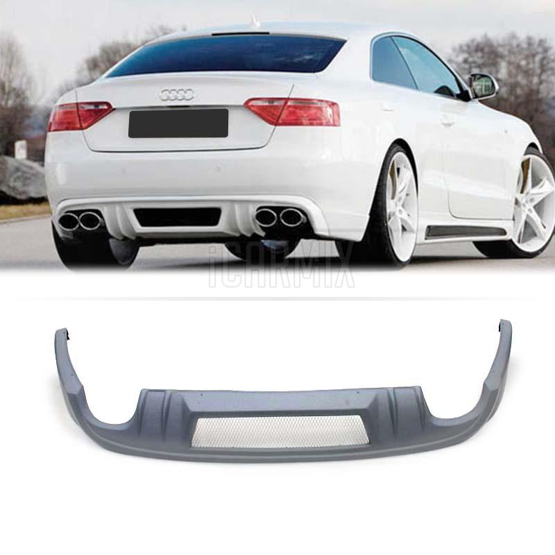 PU Rear Diffuser (00-00) Rieger Style For Audi A5 8T3 / 8F7 2Dr - 2009 ...