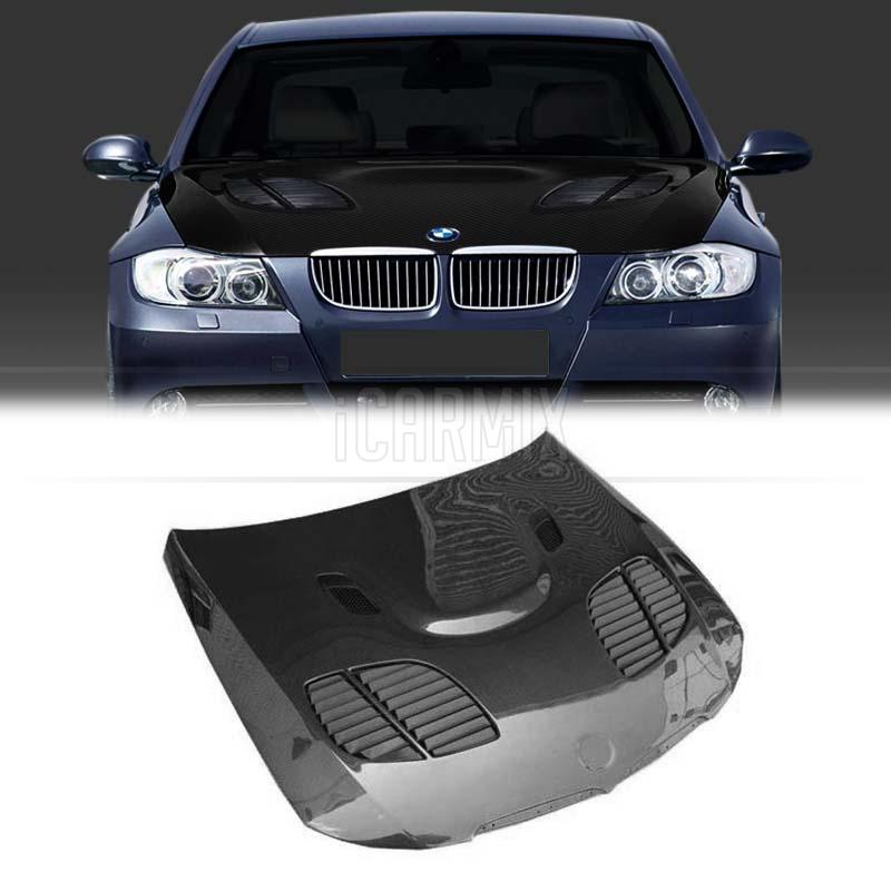 Carbon Fibre Front Hood Bonnet Type J For BMW 3 Series E90 Pre Lci ...