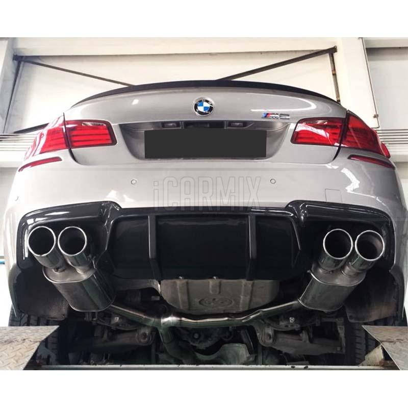 EURSPEC Carbon Fibre Rear Diffuser Type D For BMW 5 Series F10 F11 Pre ...