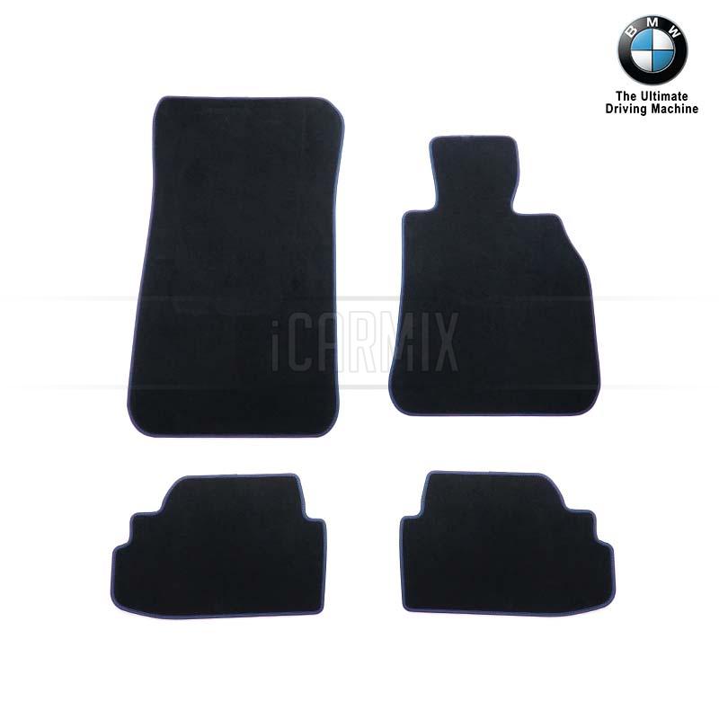 Genuine BMW Edition Sport Floor Mats w/ Blue Trim For 1 Series E81 E82 ...