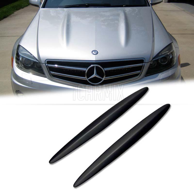 Bonnet Strip For Mercedes Benz C Class W204 (Pair) - iCARMIX Auto Parts ...