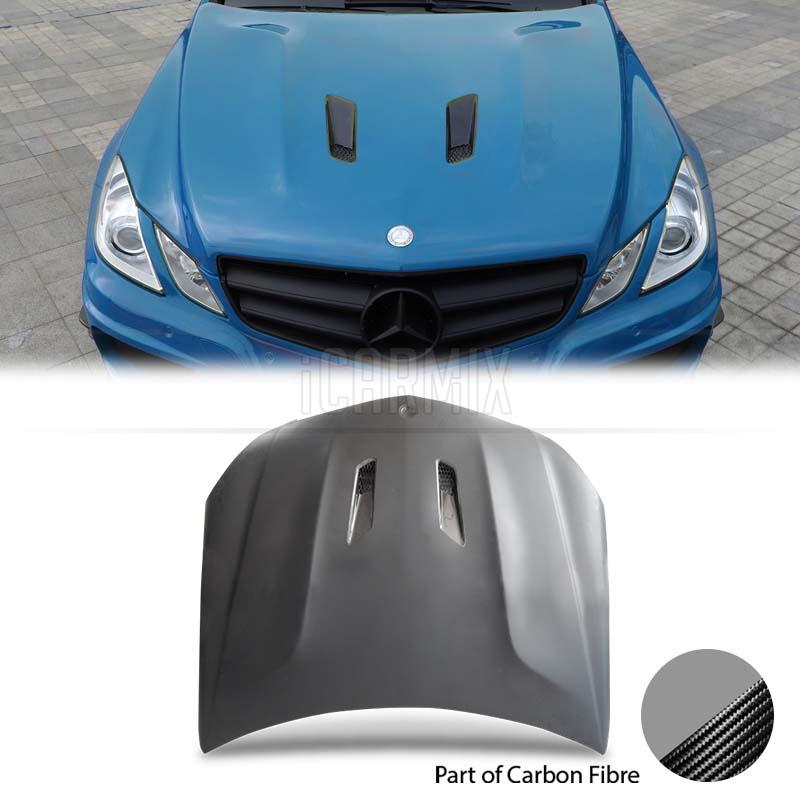 EURSPEC Portion Carbon Fibre Front Hood Bonnet Type K For Mercedes Benz ...