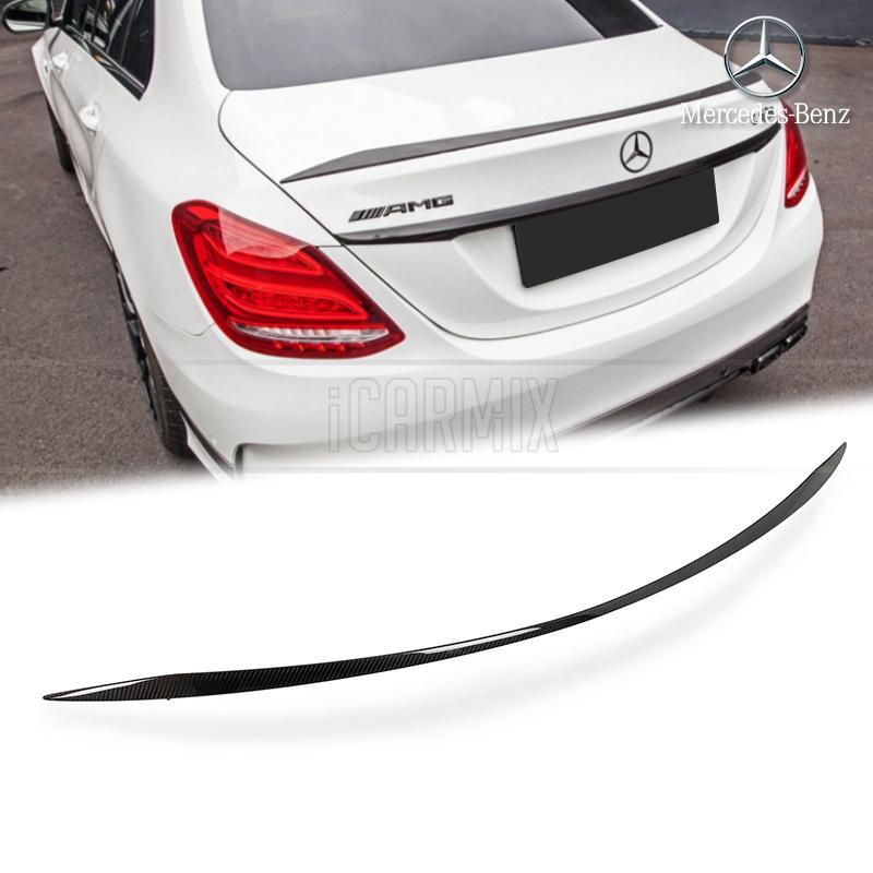 Genuine Mercedes Benz Carbon Fibre Rear Spoiler C63 AMG Style For C ...