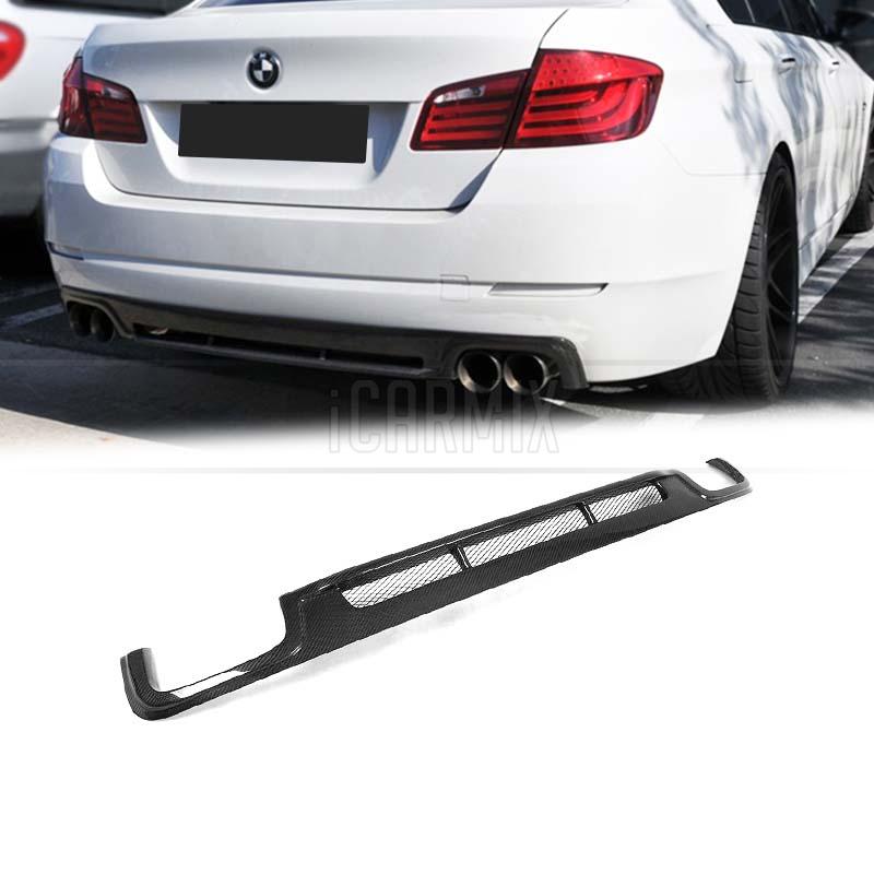 Carbon Fibre Rear Diffuser Type H For BMW 5 Series F10 F11 Per & Lci ...