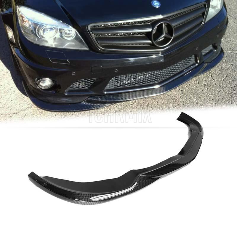 Carbon Fibre Front Lip Type GH For Mercedes Benz C Class W204 Pre ...