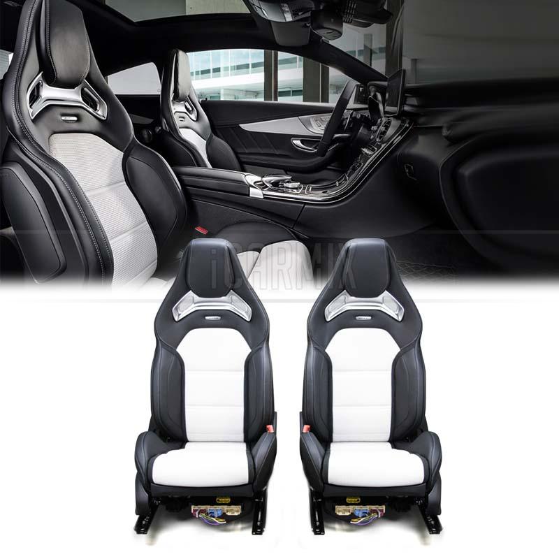 Genuine Mercedes Benz Front AMG Leather Car Seats For C Class W205 ...
