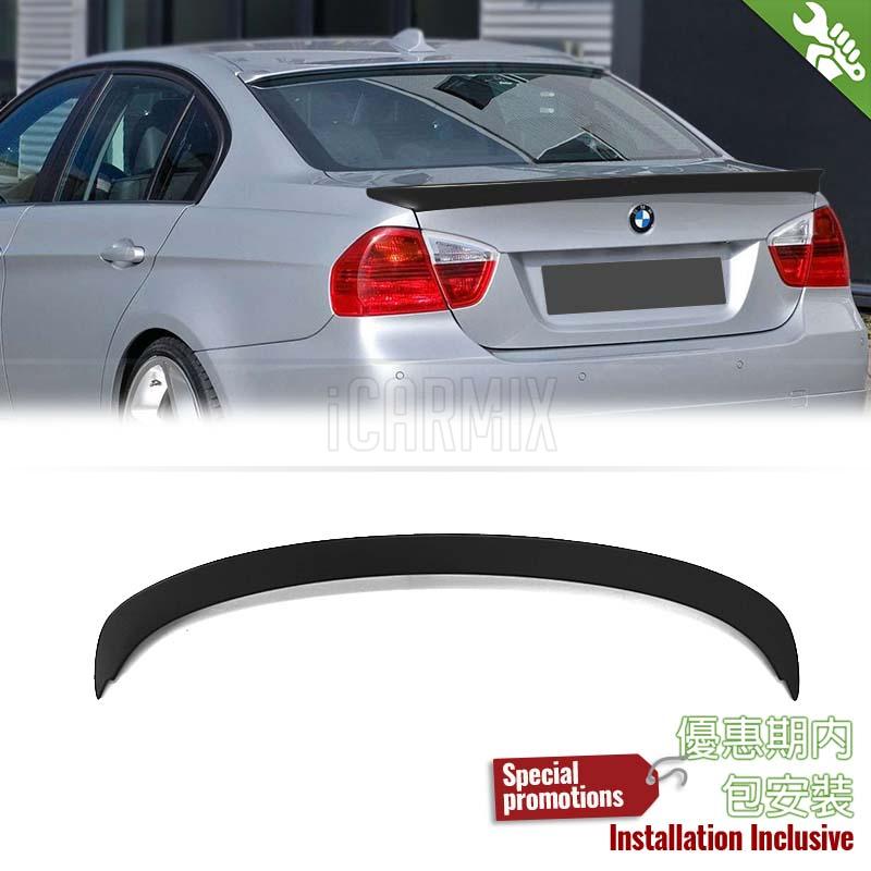 OES Matte Black Rear Spoiler Type A2 For BMW 3 Series E90 Pre & Lci ...