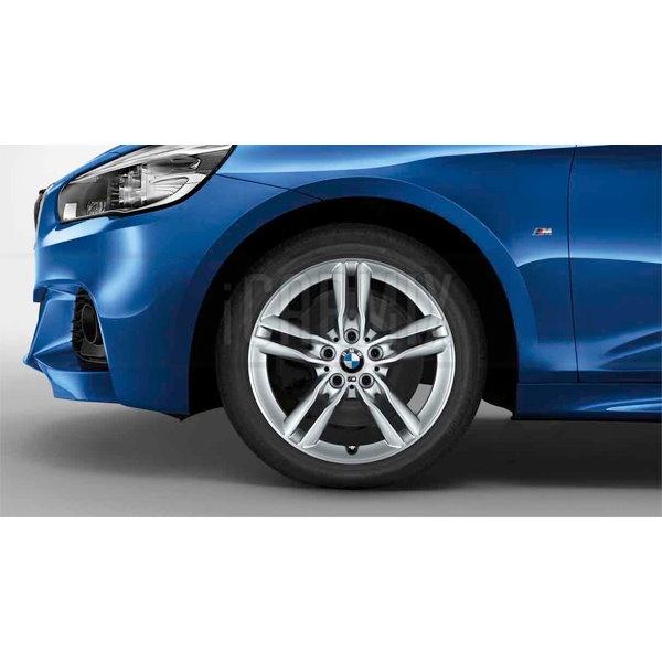 Genuine BMW Retrofit 17" M Double Spoke 483m Front & Rear Light Alloy ...
