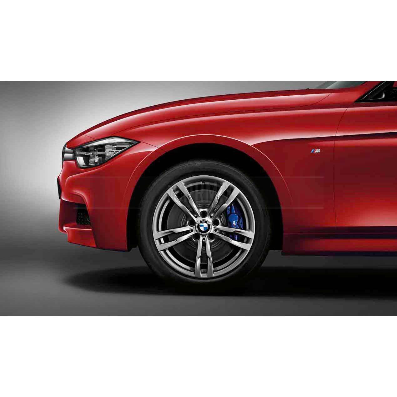Genuine BMW Retrofit 18" M Double Spoke 441 Front & Rear Light Alloy ...