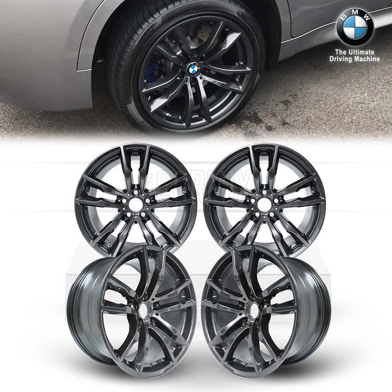 Genuine BMW Retrofit 20" M Double Spoke 611 Front & Rear Light Alloy ...
