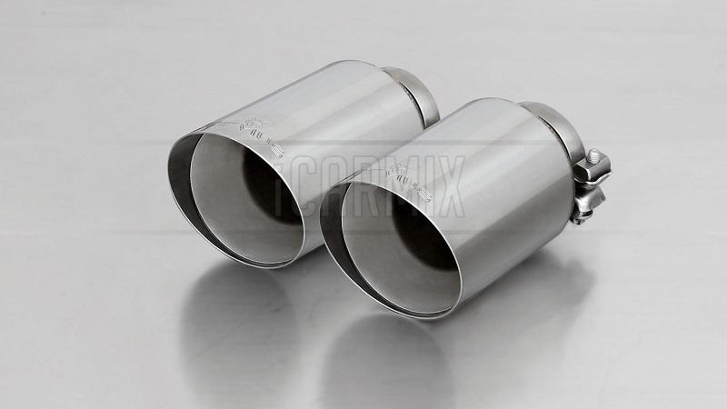 Silver Exhaust Tip (E01) - iCARMIX Auto Parts Workshop