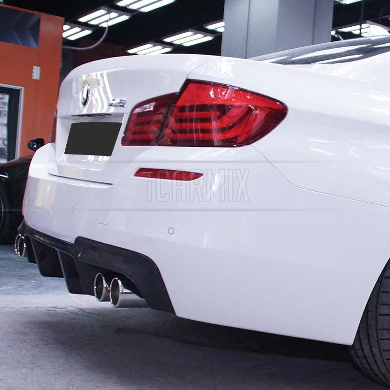 EURSPEC Carbon Fibre Rear Diffuser Type D For BMW 5 Series F10 F11 Pre ...