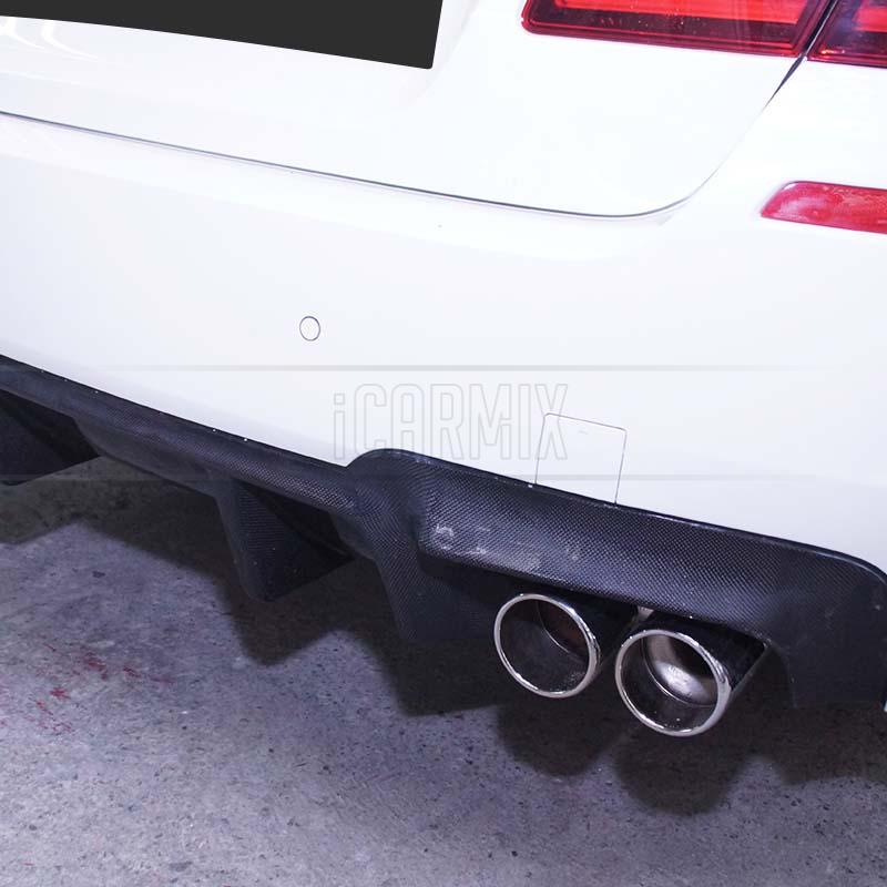 EURSPEC Carbon Fibre Rear Diffuser Type D For BMW 5 Series F10 F11 Pre ...