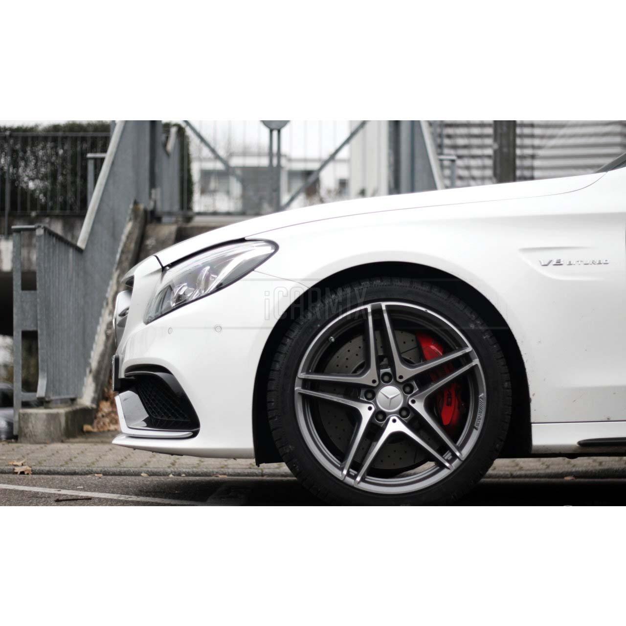 Genuine Mercedes Benz 19" AMG C63 Front & Rear 5 Double Spokes Wheel ...