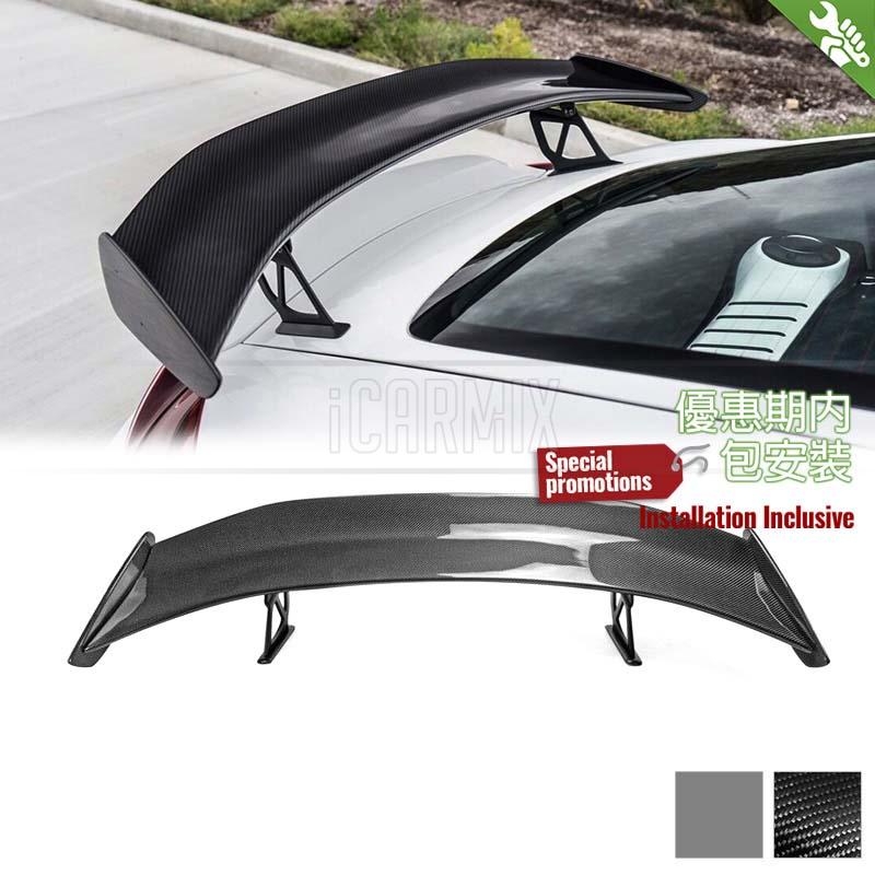 EURSPEC Carbon Fibre Rear Spoiler Type GT4 For Porsche Cayman / Boxster ...