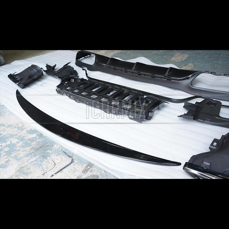 OES Rear Diffuser W/ Quad Square Exhaust Tips E63S AMG Night Package ...