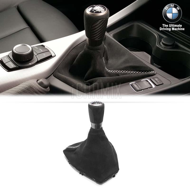 Genuine BMW M Performance Retrofit Carbon Shift Knob W/ Alcantata Boot ...