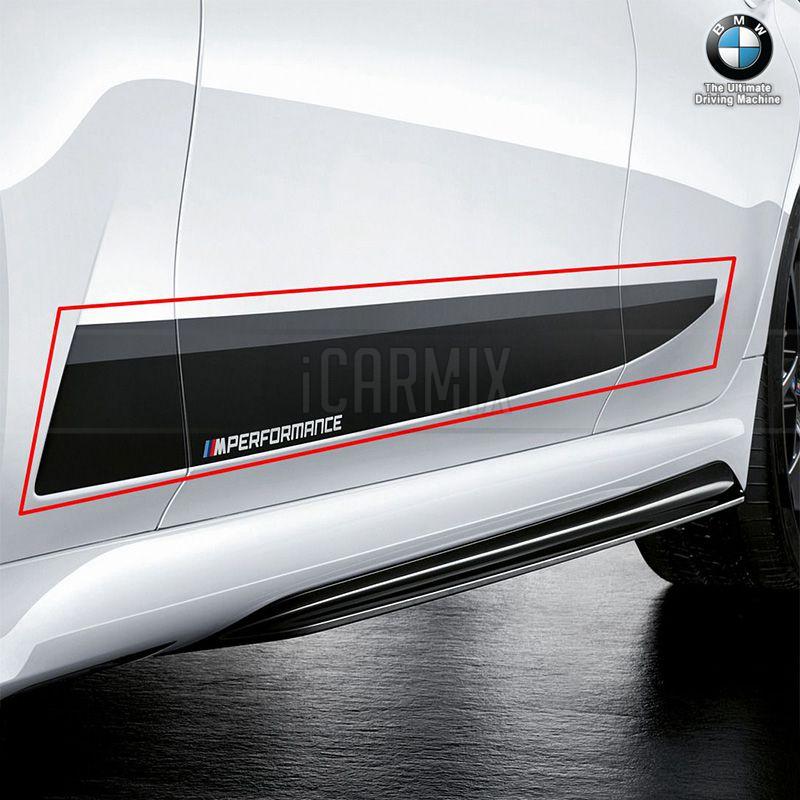 Genuine BMW M Performance Retrofit Side Decals Stickers For 3 Series ...