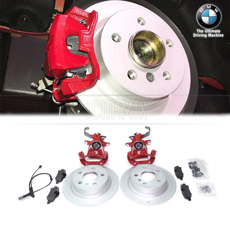 Genuine Mini JCW 1 Piston Sport Rear Brake Kit (Red) W/ Rear 259mm Disc ...