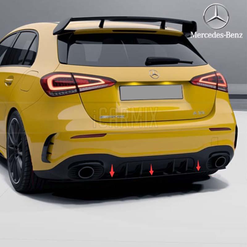 Genuine Mercedes Benz A35 AMG Aerodynamic Rear Diffuser UnderPlate For ...