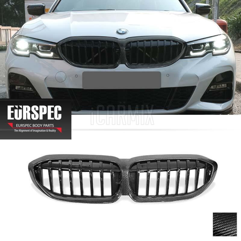 EURSPEC Carbon Fibre Front Grille For BMW 3 Series G20 G21 (w/o Camera ...
