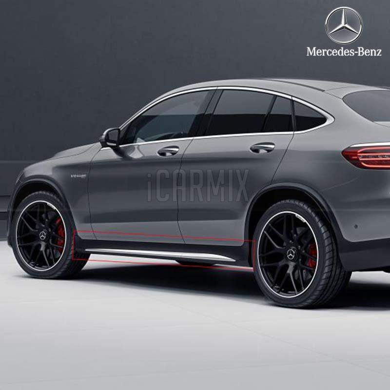 Genuine Mercedes Benz GLC63 63S AMG Side Skirt For GLC X253 / C253 ...