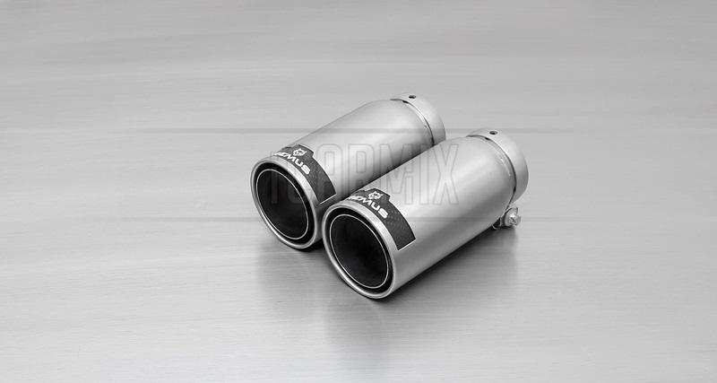 Street Race Silver Exhaust Tip (R02) - iCARMIX Auto Parts Workshop