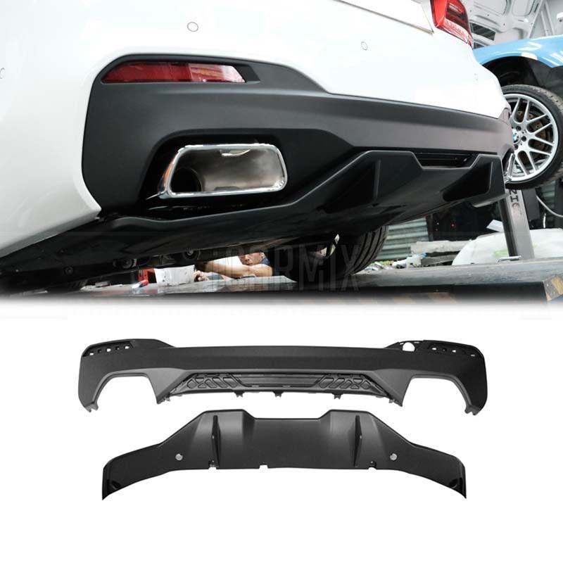 OES MP Matte Black Rear Diffuser (Upper) + Matte Black Under Plate Type ...