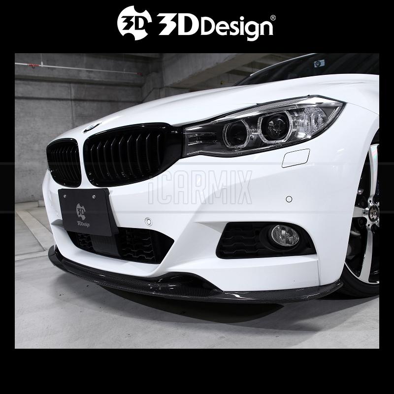 3D Design Performance Carbon Fibre Front Lip For BMW 3 Series F34 GT ...