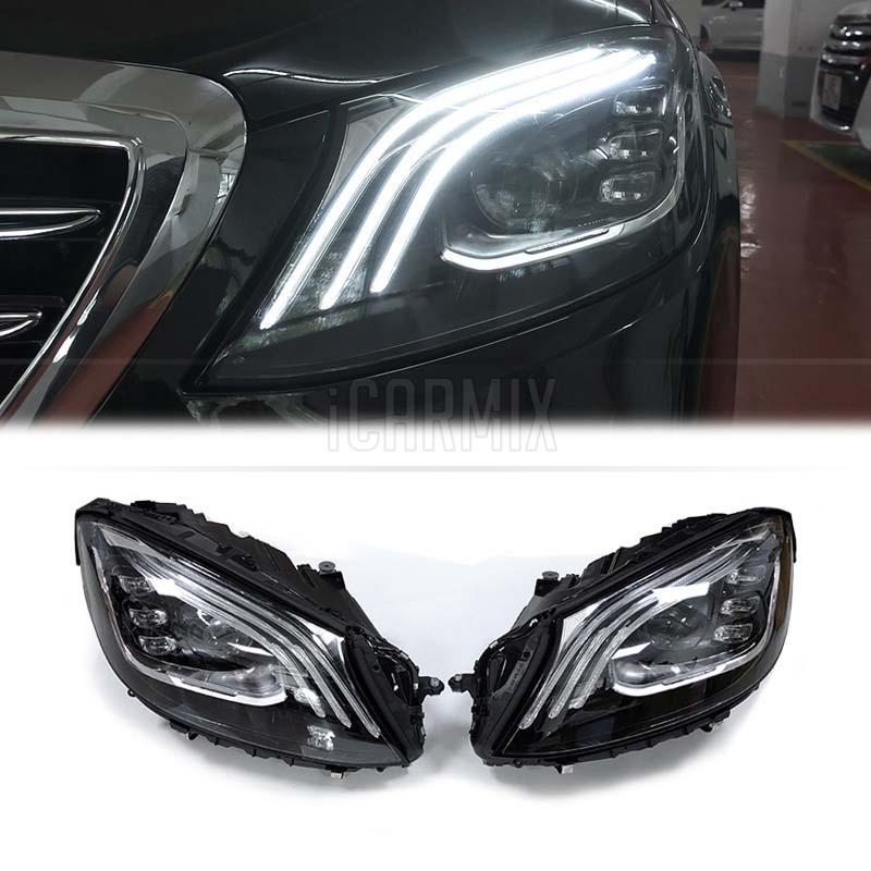 Facelift Style Front Head Lamp Light For Mercedes Benz E Class W222 Pre ...