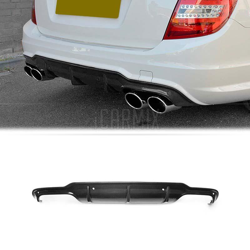 Eurspec Carbon Fibre Rear Diffuser For Mercedes Benz C Class S204 ...