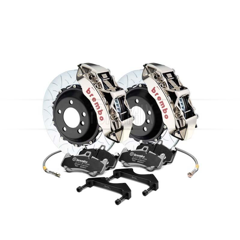 Brembo GT-R Series Curved Vane Type III 2-piece Rotor 6 Pot W/380mm ...