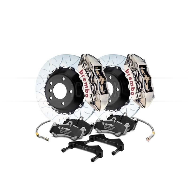 Brembo GT-R Series Curved Vane Type III 2-piece Rotor 4 Pot W/380mm ...
