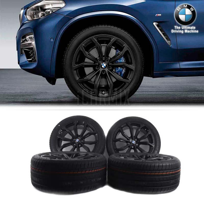 Genuine BMW Retrofit 20" 695 Y-Spoke Front & Rear Light Alloy Wheel W ...