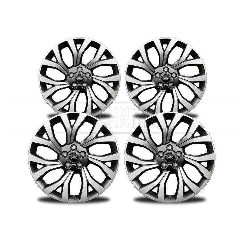 Genuine Range Rover Sport L320 Style 7001 21" Gloss Black Front&rear ...