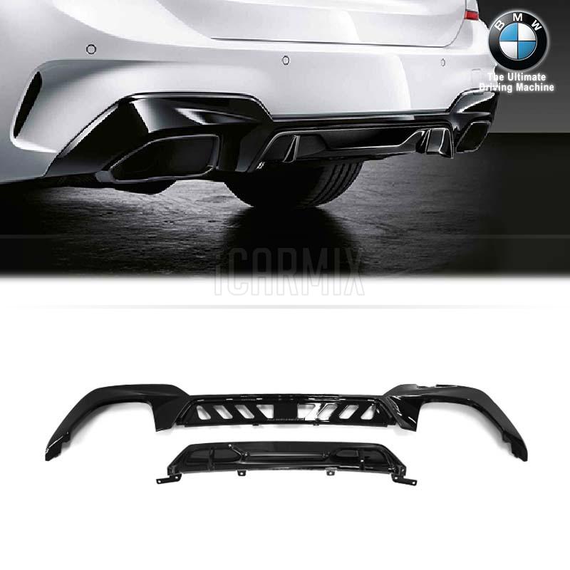 Genuine BMW M Performance Retrofit Gloss Black Rear Diffuser For 3 ...