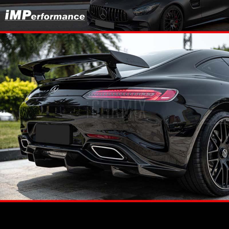 IMP Performance Rear Bumper W/ Carbon Fibre Rear Diffuser For Mercedes ...