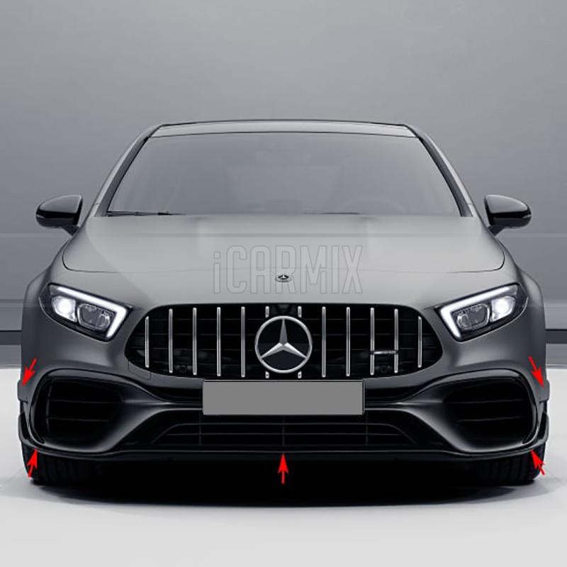 Genuine Mercedes Benz A45 AMG Aero Dynamic Front Spoiler & Flaps For A ...