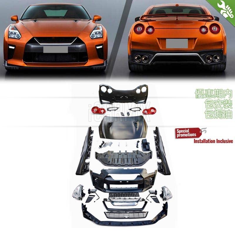GTR 17 Style Full Body Kit For Nissan GTR R35 Pre-facelift - 2008-2011 ...