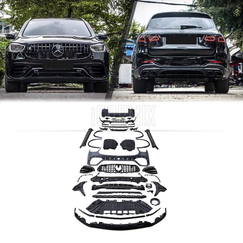 OES Full Body Kit 63 AM Style For Mercedes Benz GLC Class X253 SUV ...