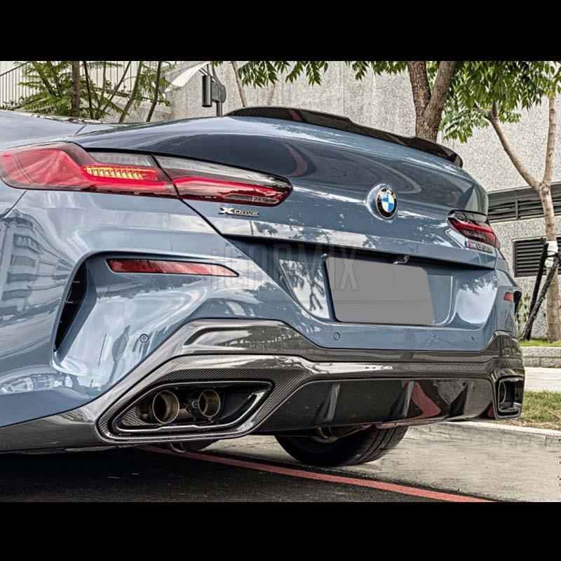 Genuine BMW M Performance Retrofit Gloss black Upper diffuser W/ Carbon ...
