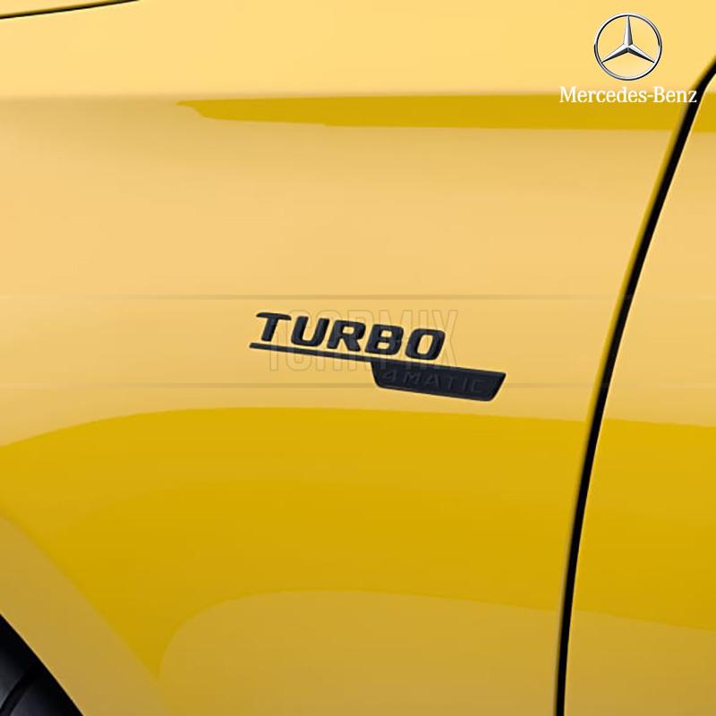 Genuine Mercedes Benz Retrofit AMG Lettering Turbo 4Matic Side Fenders ...